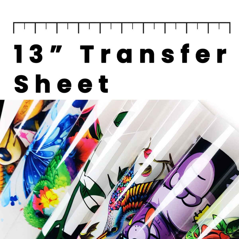 DTF Transfer Sheet - 13" High-Quality Transfers for Custom Printing ...